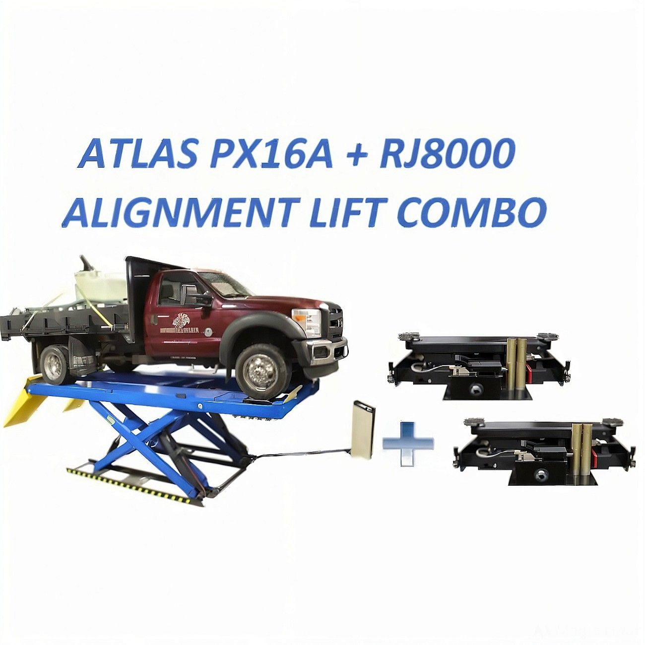 Atlas Scissor Alignment Lift, RJ8 Rolling Jack Combo SKU ATEATPK-PX16A